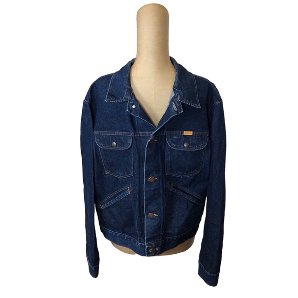 Rustler | Jackets & Coats | Vintage 97s Rustler Denim Jean Jacket Mens ...